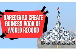40 people have needed to form the largest human pyramid in the world ...